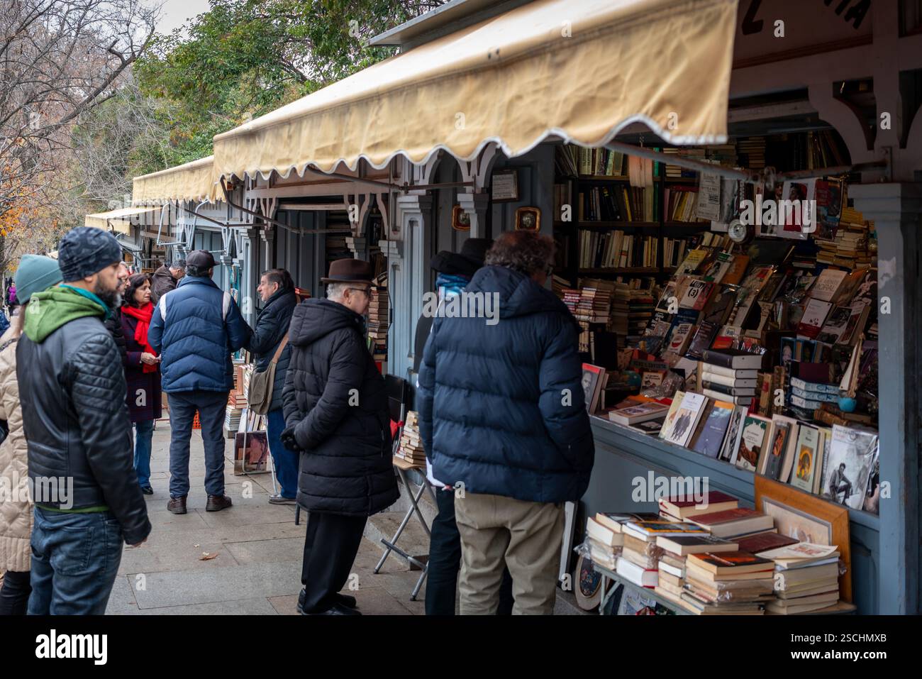 Madrid, 04/01/2025. Report on the bookstores of Cuesta de Moyano. Photo ...