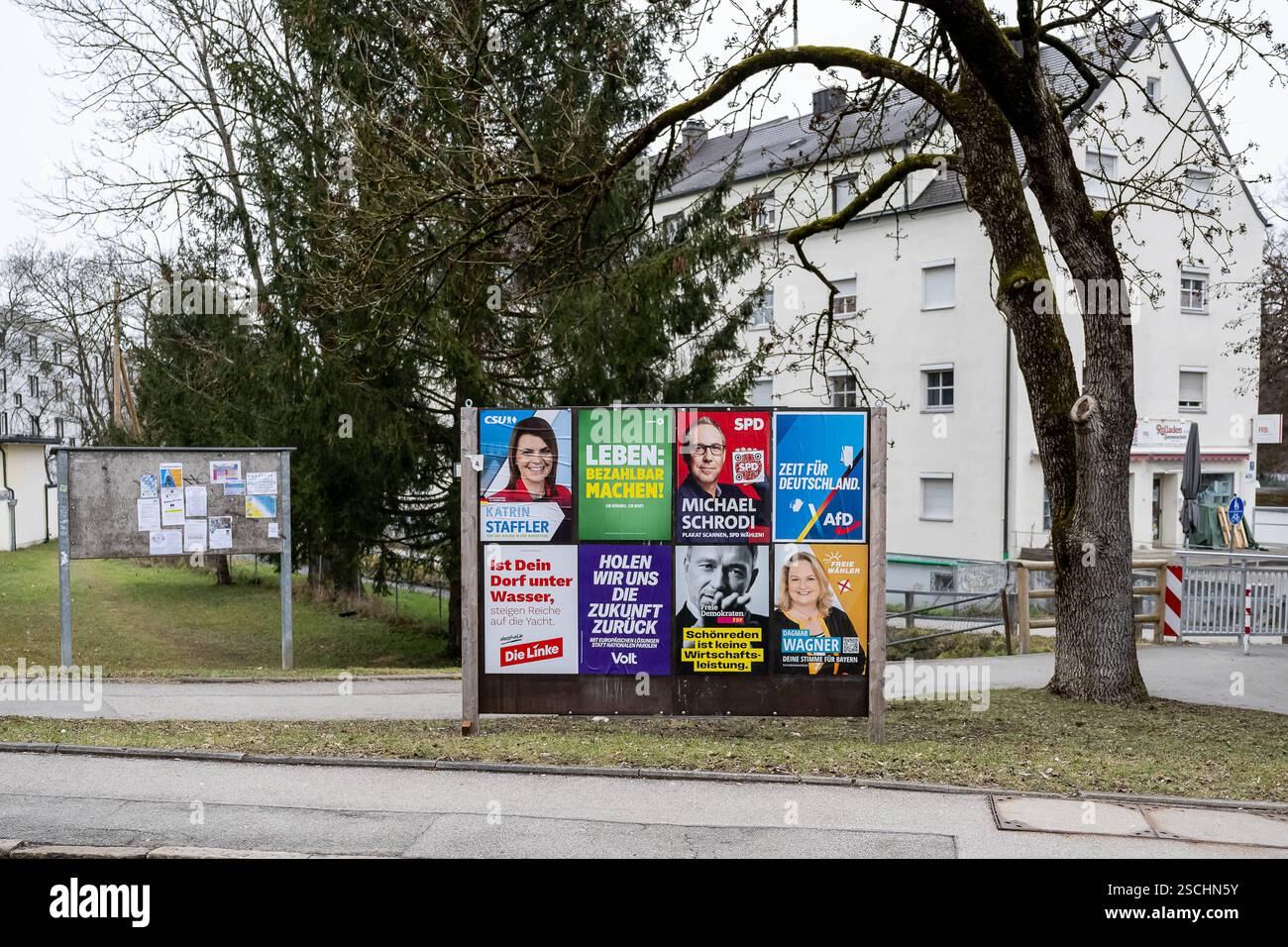 Muenchen GER, Themenbild, Wahlplakate zur Bundestagswahl in Deutschland ...