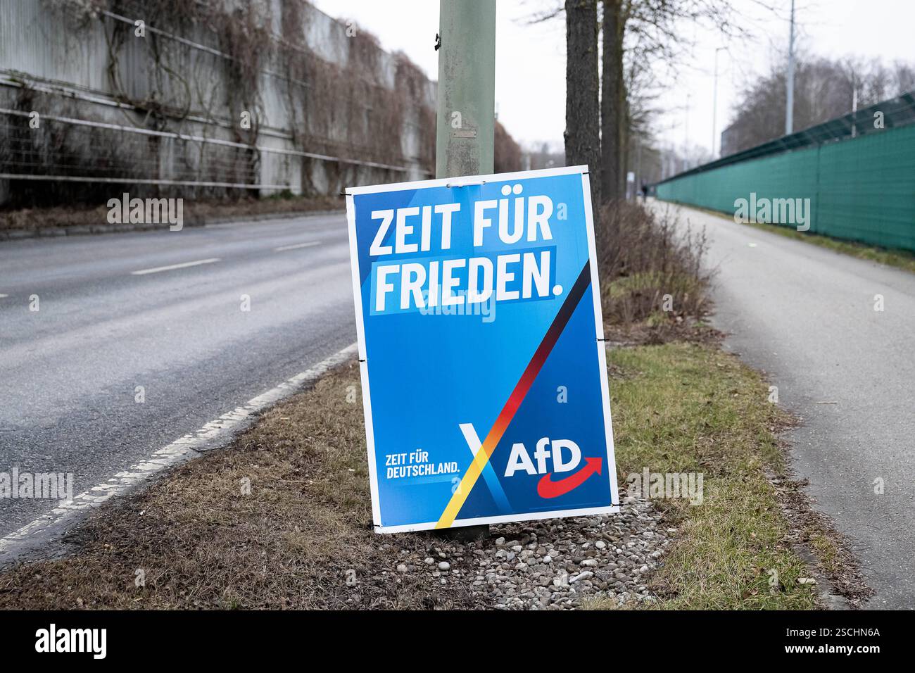 Muenchen GER, Themenbild, Wahlplakate zur Bundestagswahl in Deutschland ...