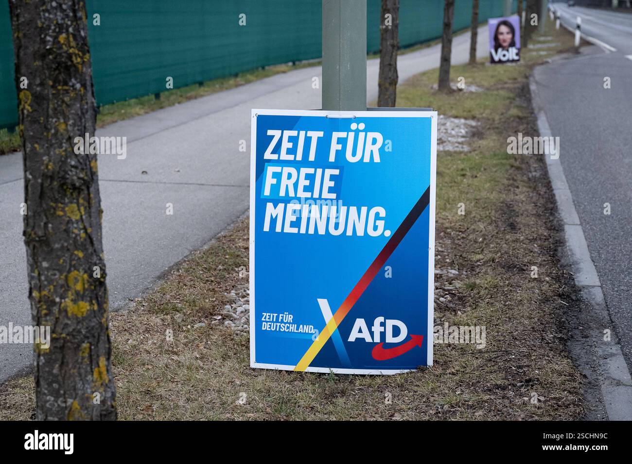 Muenchen GER, Themenbild, Wahlplakate zur Bundestagswahl in Deutschland ...