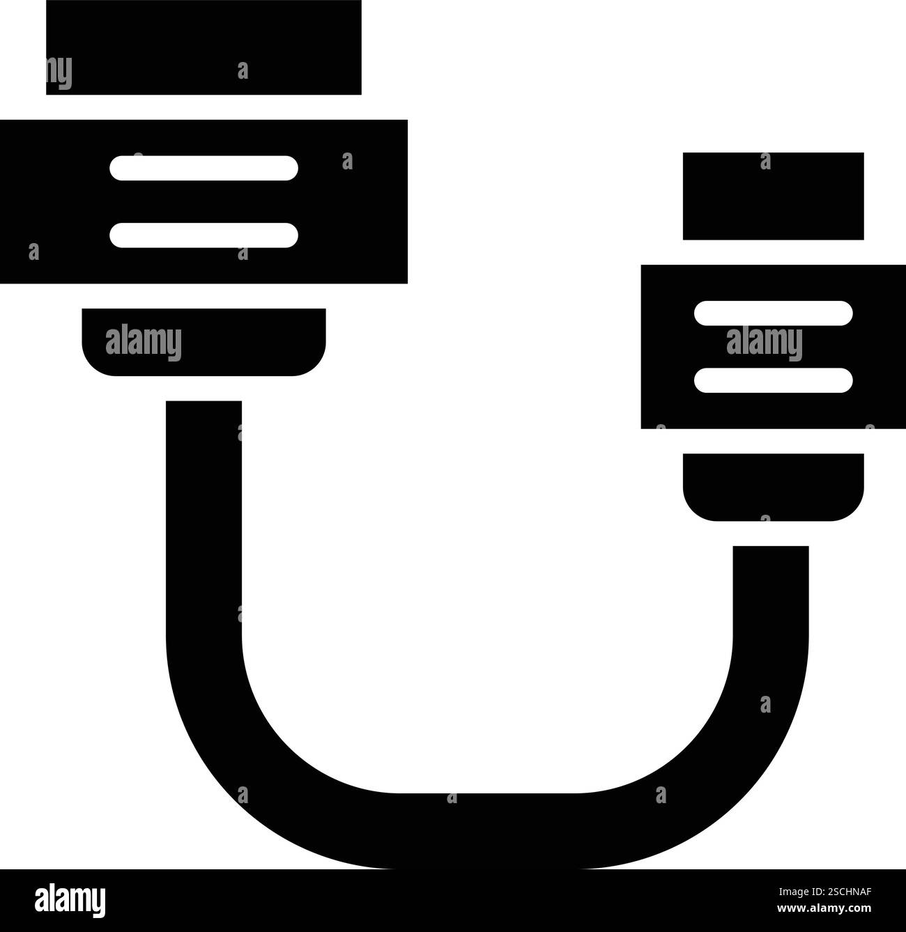 Sata Cable Vector Icon Design Illustration Stock Vector Image & Art - Alamy