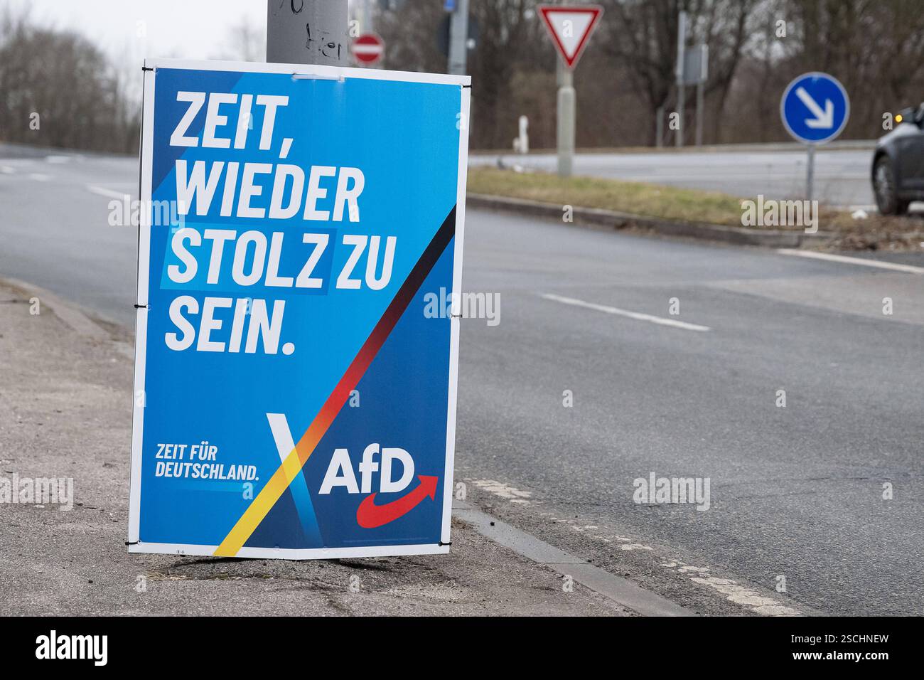 Muenchen GER, Themenbild, Wahlplakate zur Bundestagswahl in Deutschland ...