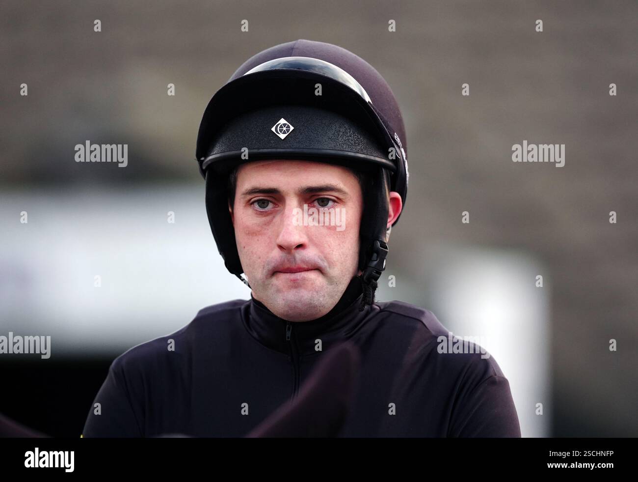 Jockey Aaron Anderson at Southwell Racecourse. Picture date: Monday ...