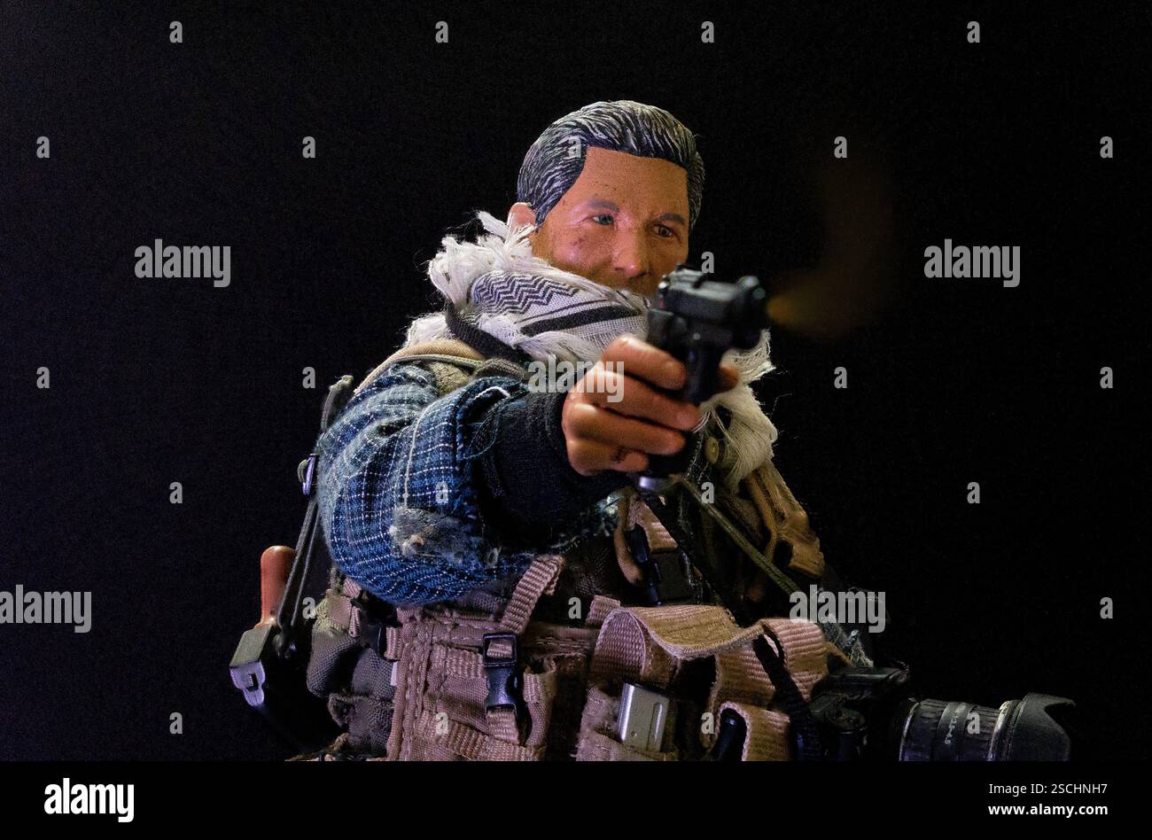 artistic photography of a soldier action figure Stock Photo - Alamy