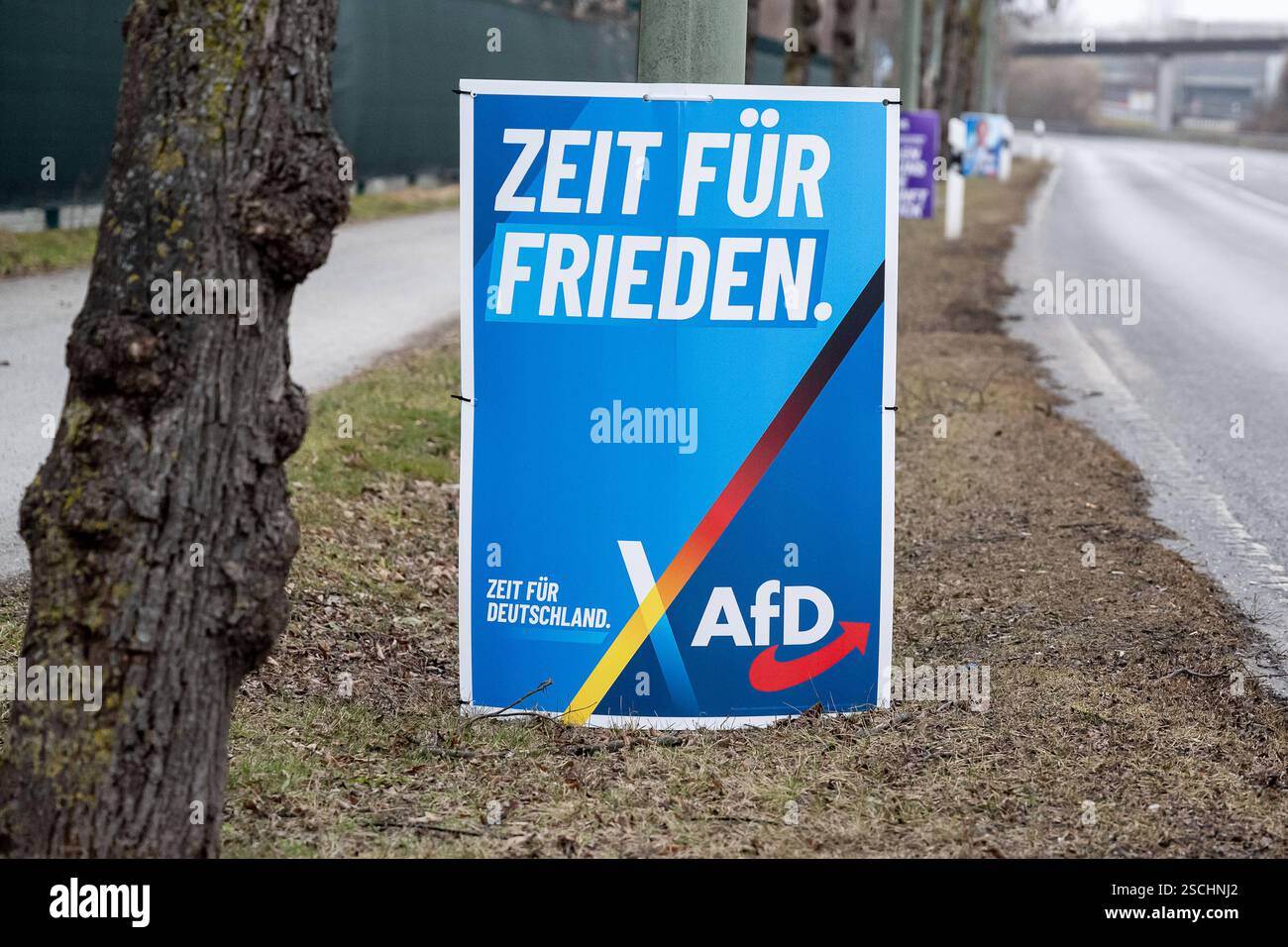 Muenchen GER, Themenbild, Wahlplakate zur Bundestagswahl in Deutschland ...