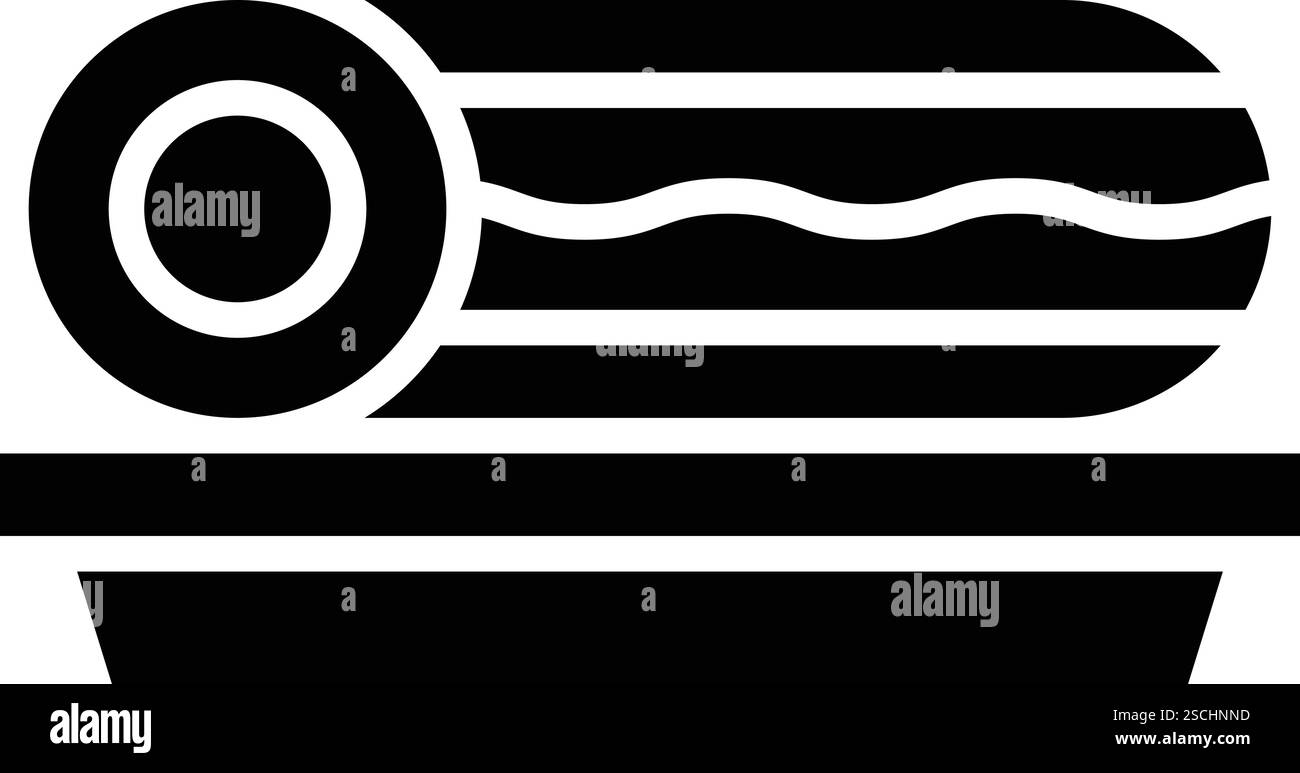 Roll cake Vector Icon Design Illustration Stock Vector Image & Art - Alamy