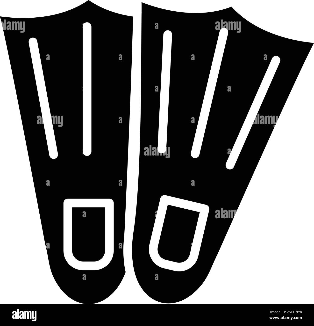Fins Vector Icon Design Illustration Stock Vector Image & Art - Alamy