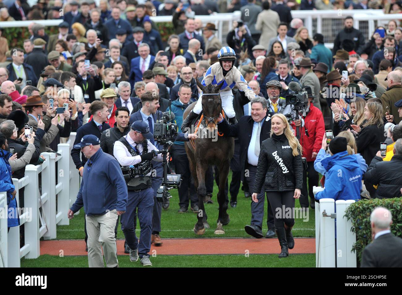 Race four The Betway Queen Mother Champion Chase. Race winner Captain ...