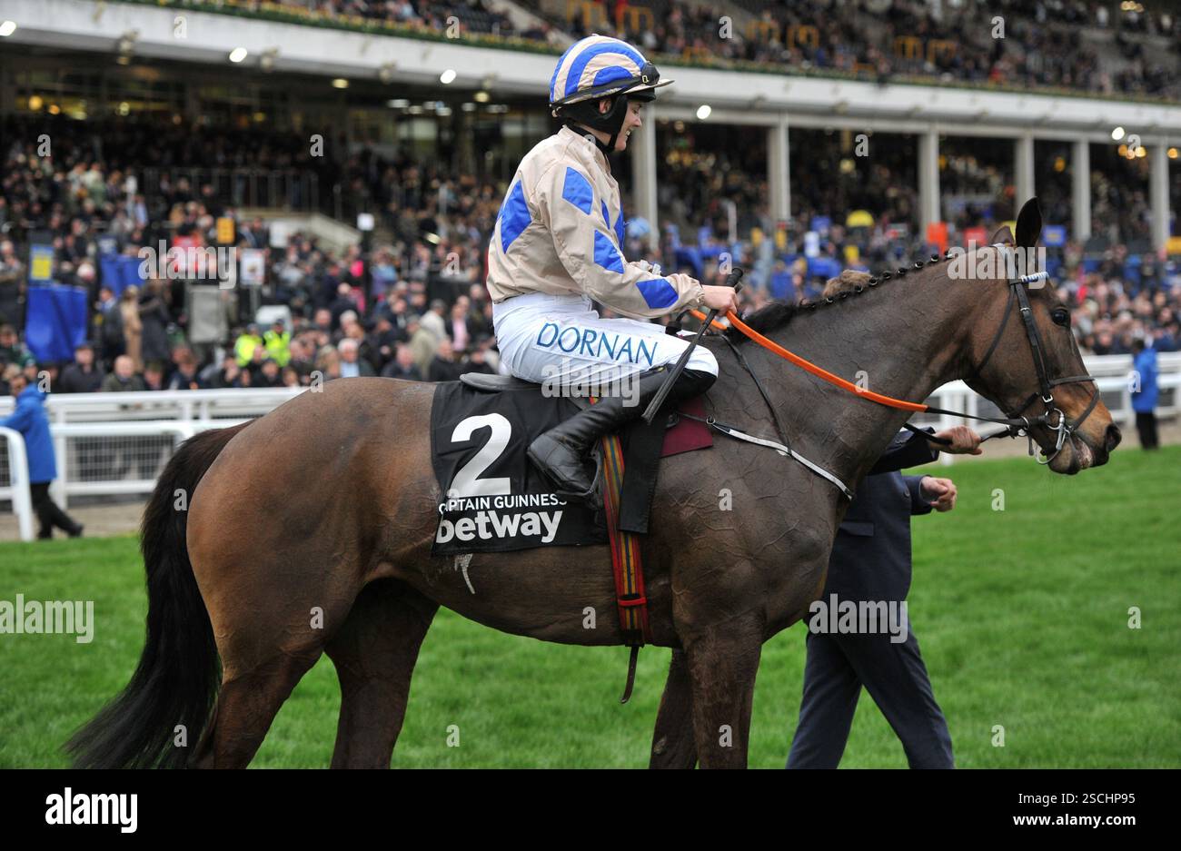 Race four The Betway Queen Mother Champion Chase. Race winner Captain ...