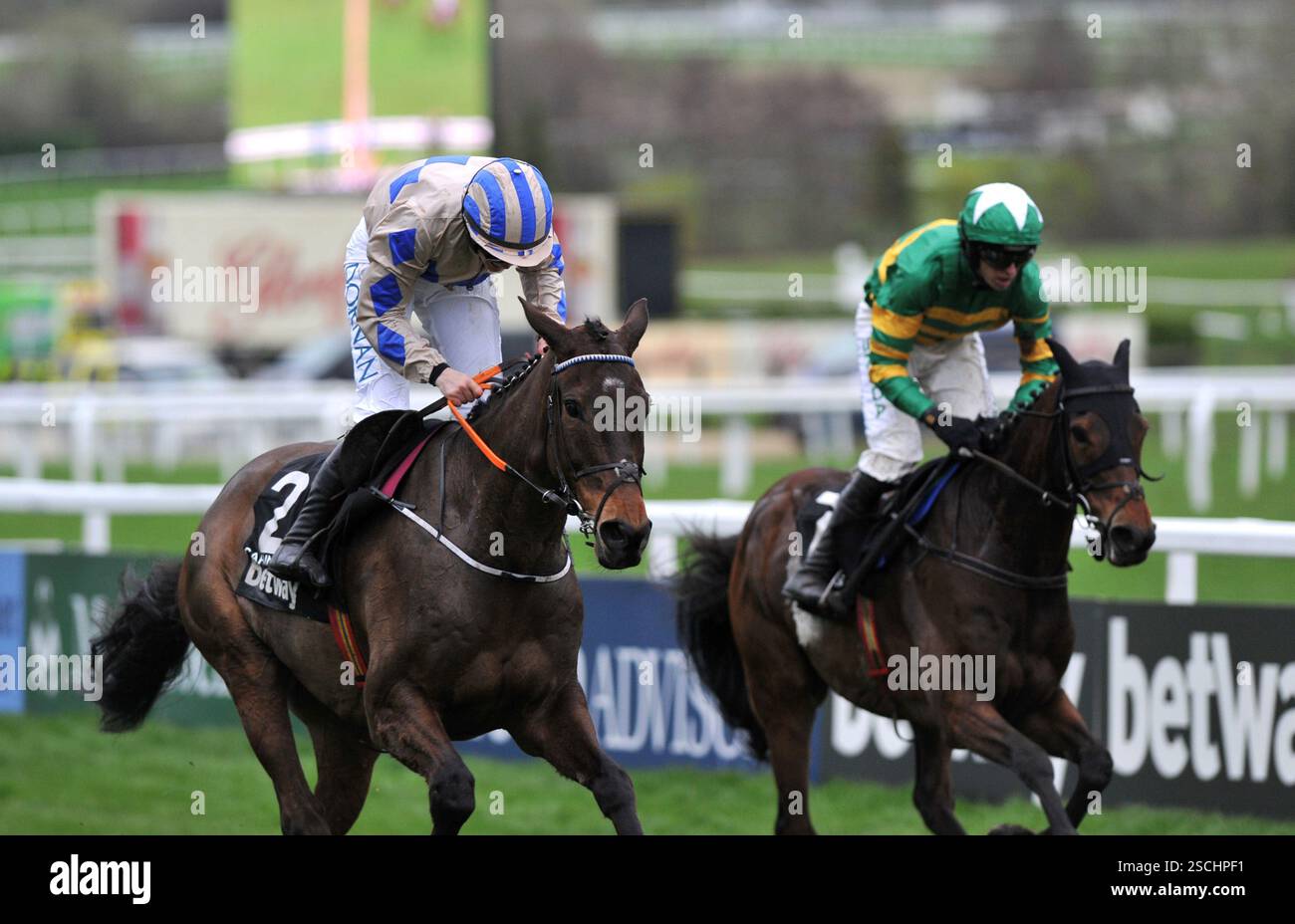 Race four The Betway Queen Mother Champion Chase. Race winner Captain ...