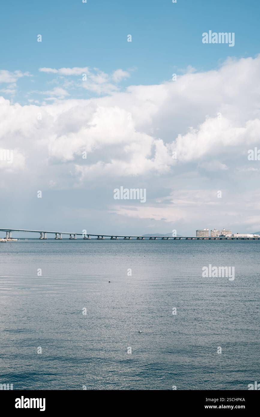 View of Lake Biwa in Otsu, Shiga, Japan Stock Photo - Alamy
