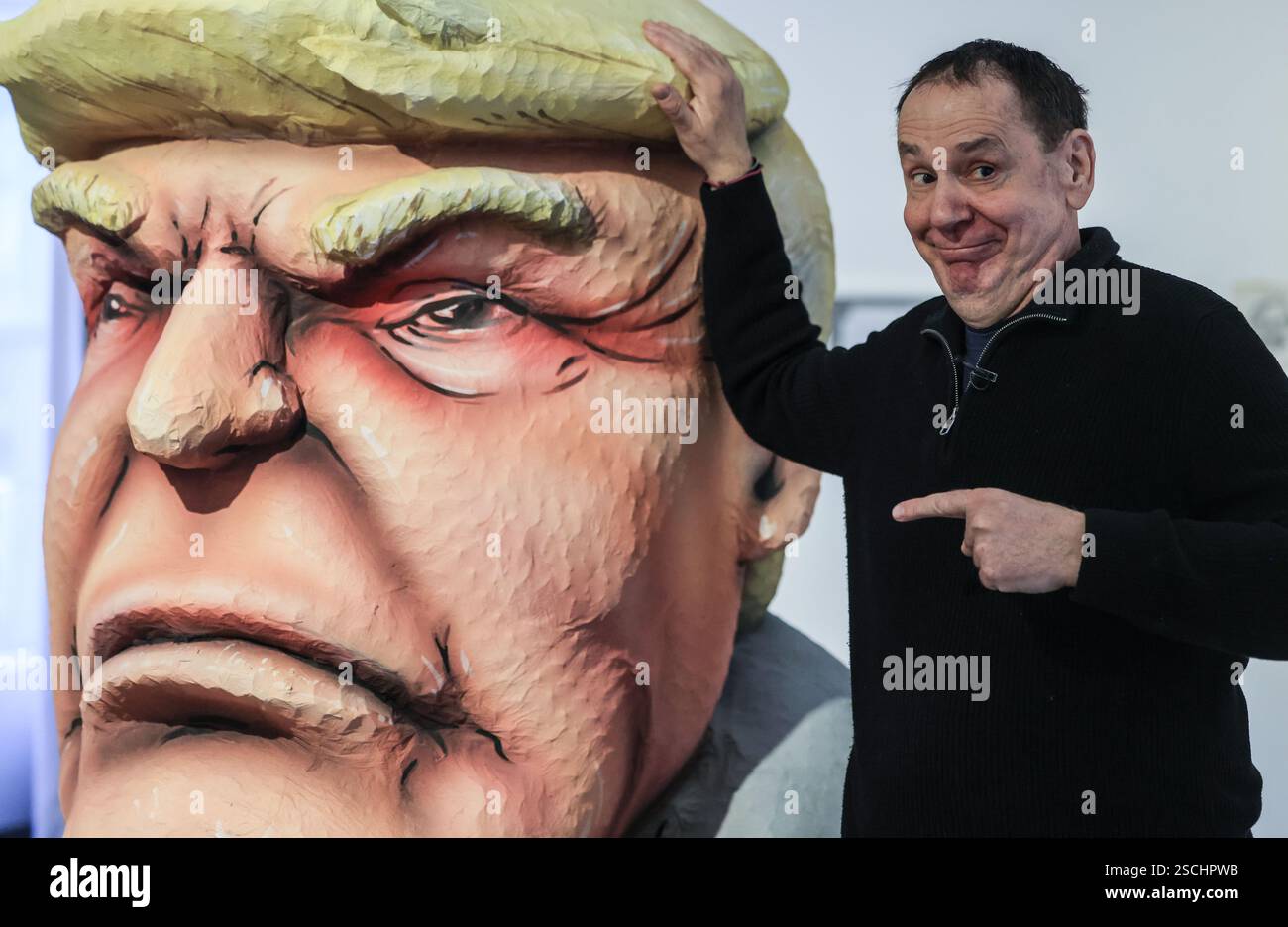 07 February 2025, North Rhine-Westphalia, Duesseldorf: Jacques Tilly ...