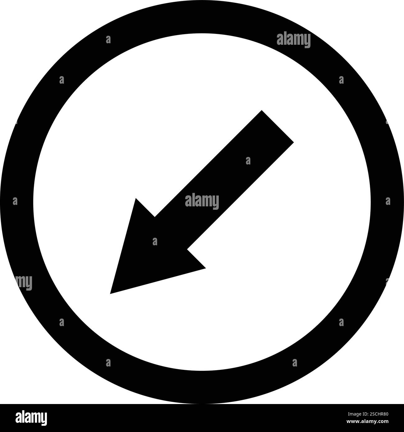 Keep left Cut Out Stock Images & Pictures - Alamy