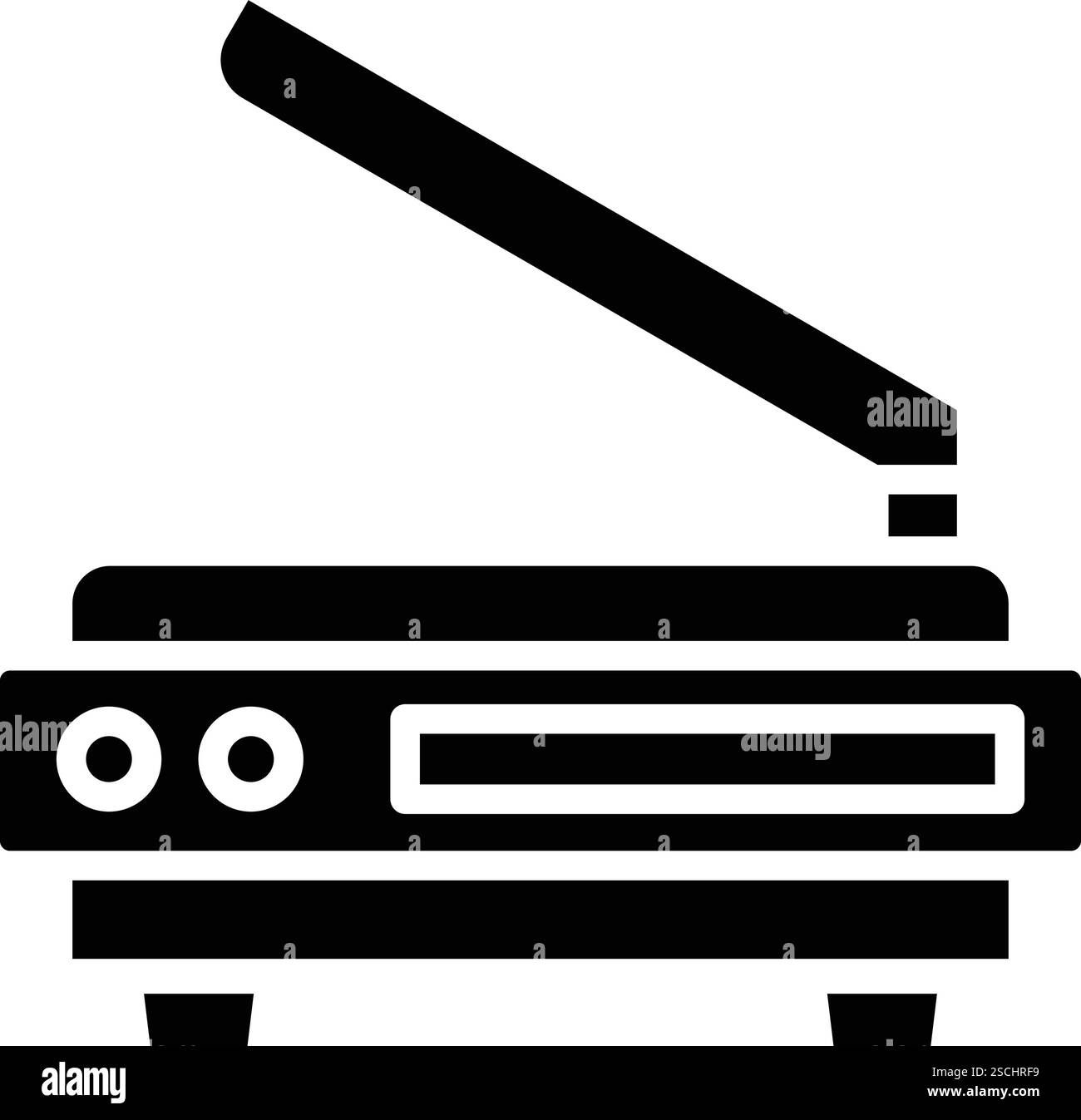Scanner pictogram Black and White Stock Photos & Images - Alamy