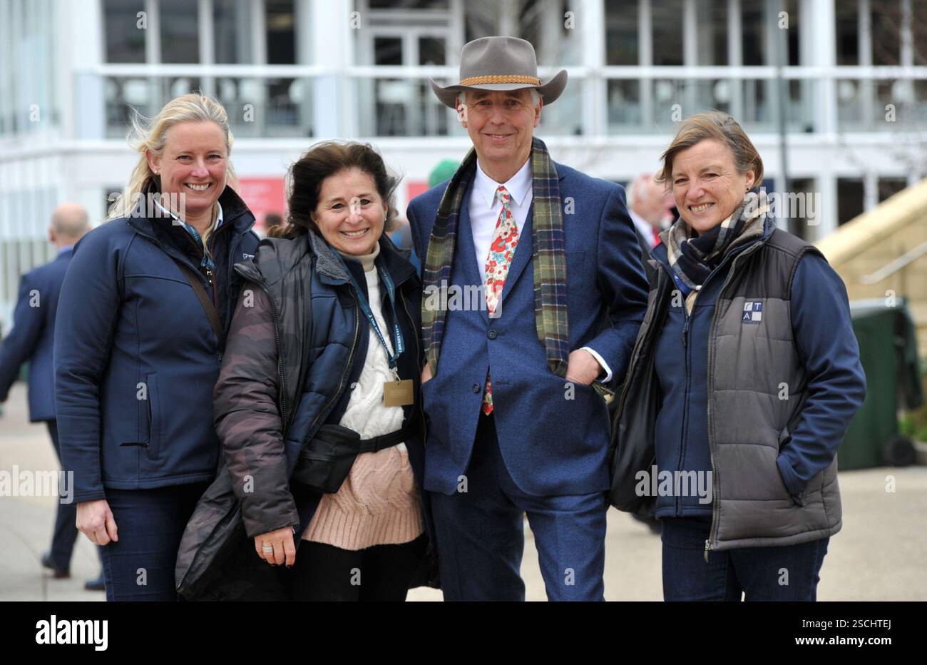L2r Jennie Prest, Elaine Nathan, Edward Gillespie and Gill Barrett ...