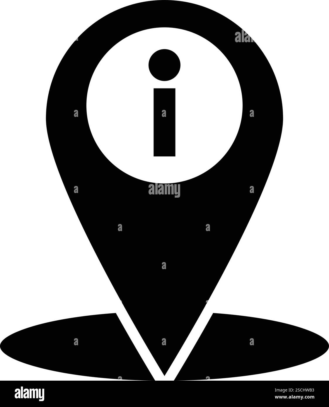 Location information Vector Icon Design Illustration Stock Vector Image ...