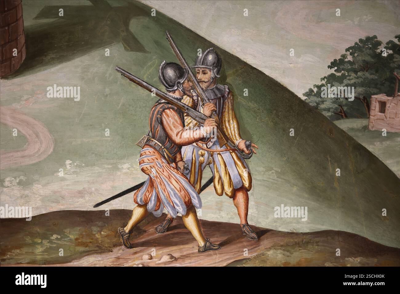 Infantryman with arquebus arquebusier hi-res stock photography and ...