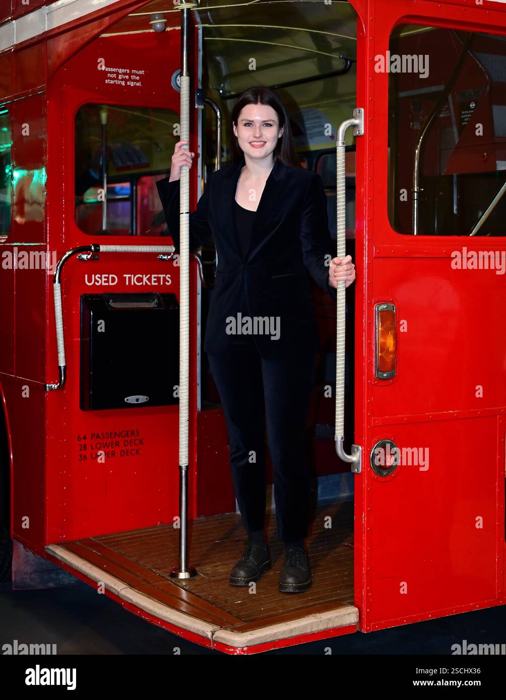 LONDON, UK. 7th Feb, 2025. British mezzo-soprano Angelina Dorlin-Barlow ...
