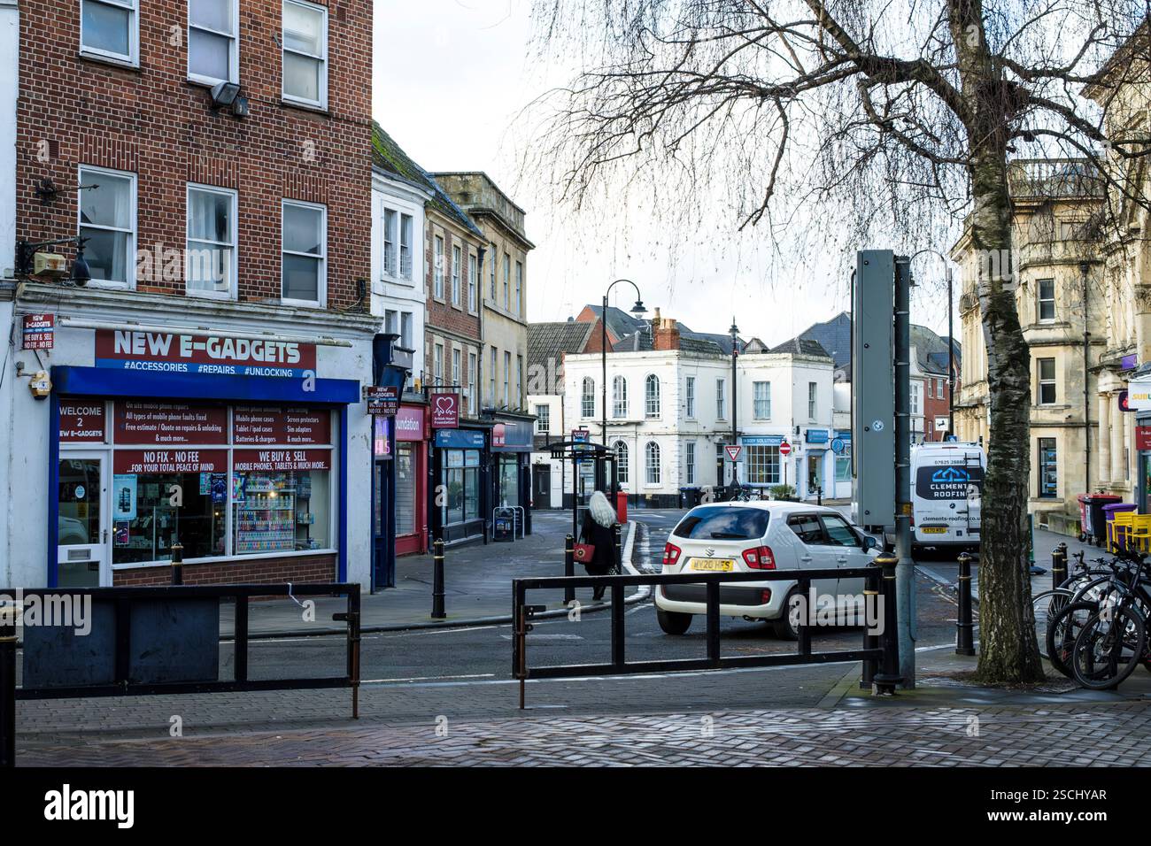 Views around the Wiltshire Market Town Trowbridge UK The Town Centre ...