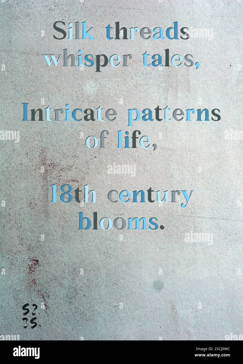 Silk threads whisper tales, Intricate patterns of life, 18th century ...