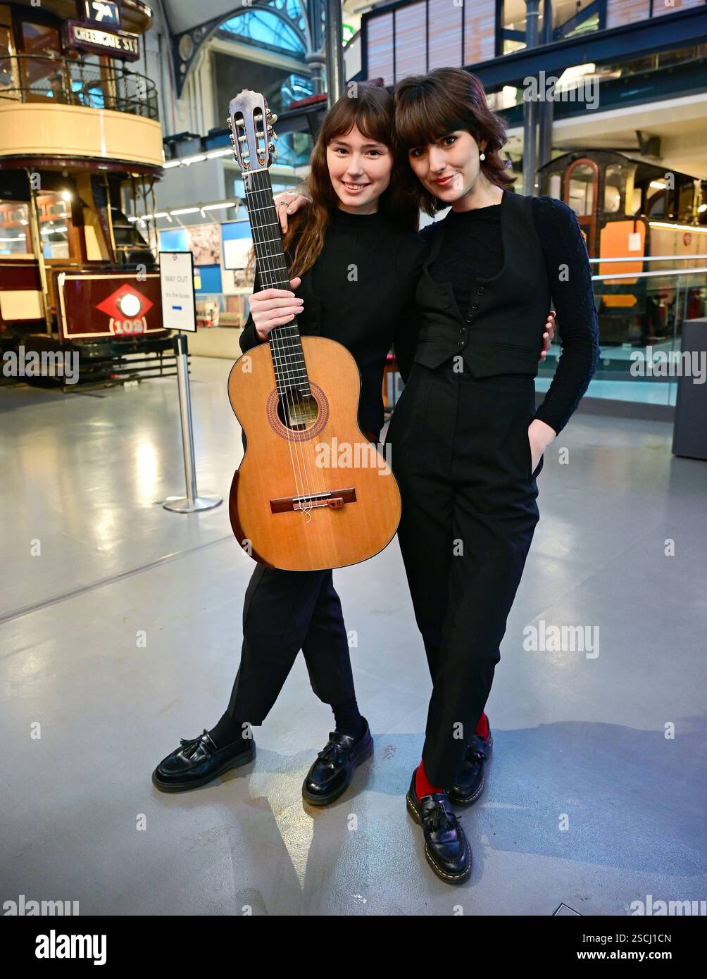 LONDON, UK. 7th Feb, 2025. The Juno duo, Isabella Hulbert and Marina Vosmirova at the Launch of ...
