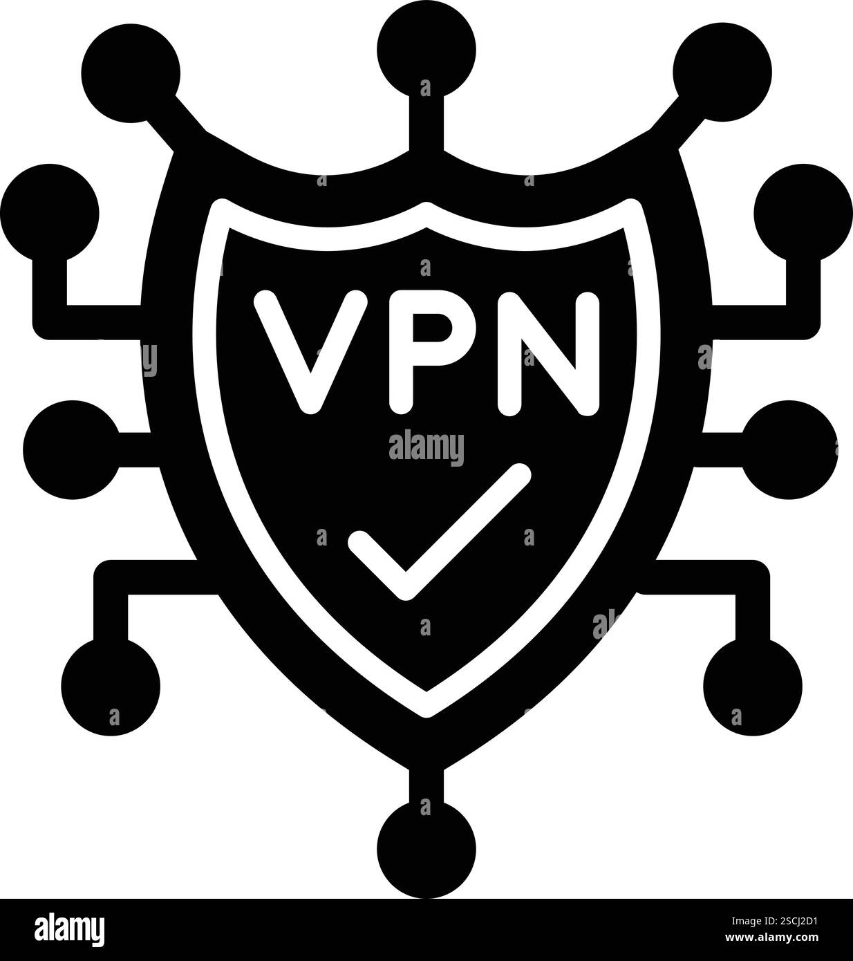 Vpn Vector Icon Design Illustration Stock Vector Image & Art - Alamy