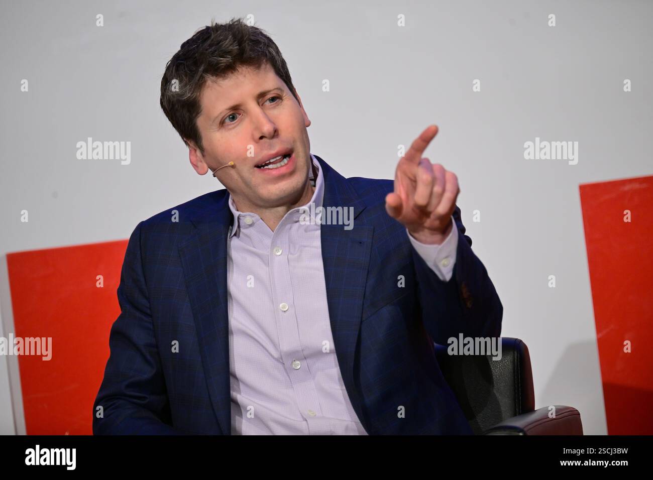 07 February 2025, Berlin: Sam Altman, co-founder and CEO of OpenAI ...