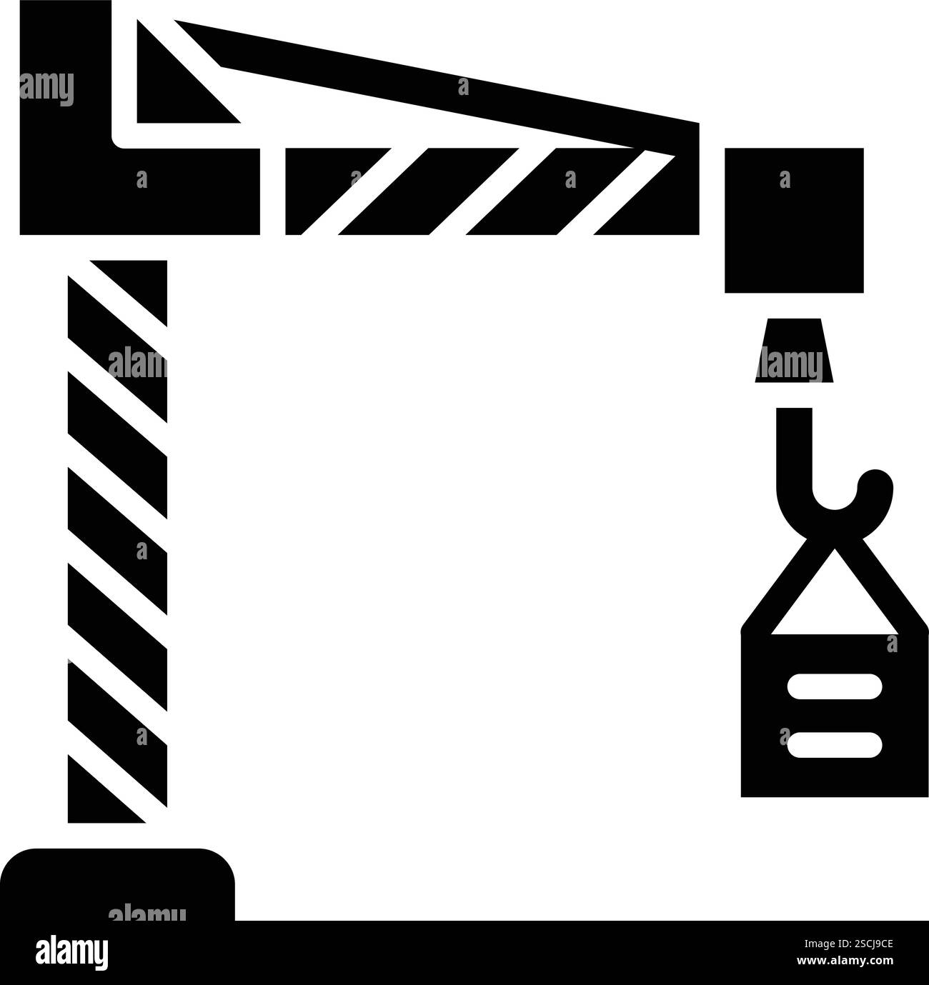 Crane vector Black and White Stock Photos & Images - Alamy