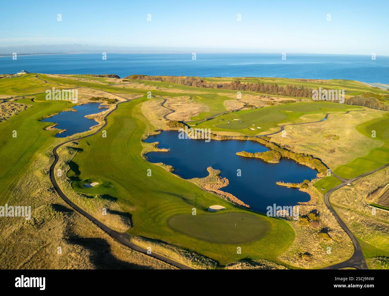 Aerial view from drone of golf courses at Fairmont Golf Resort in St ...