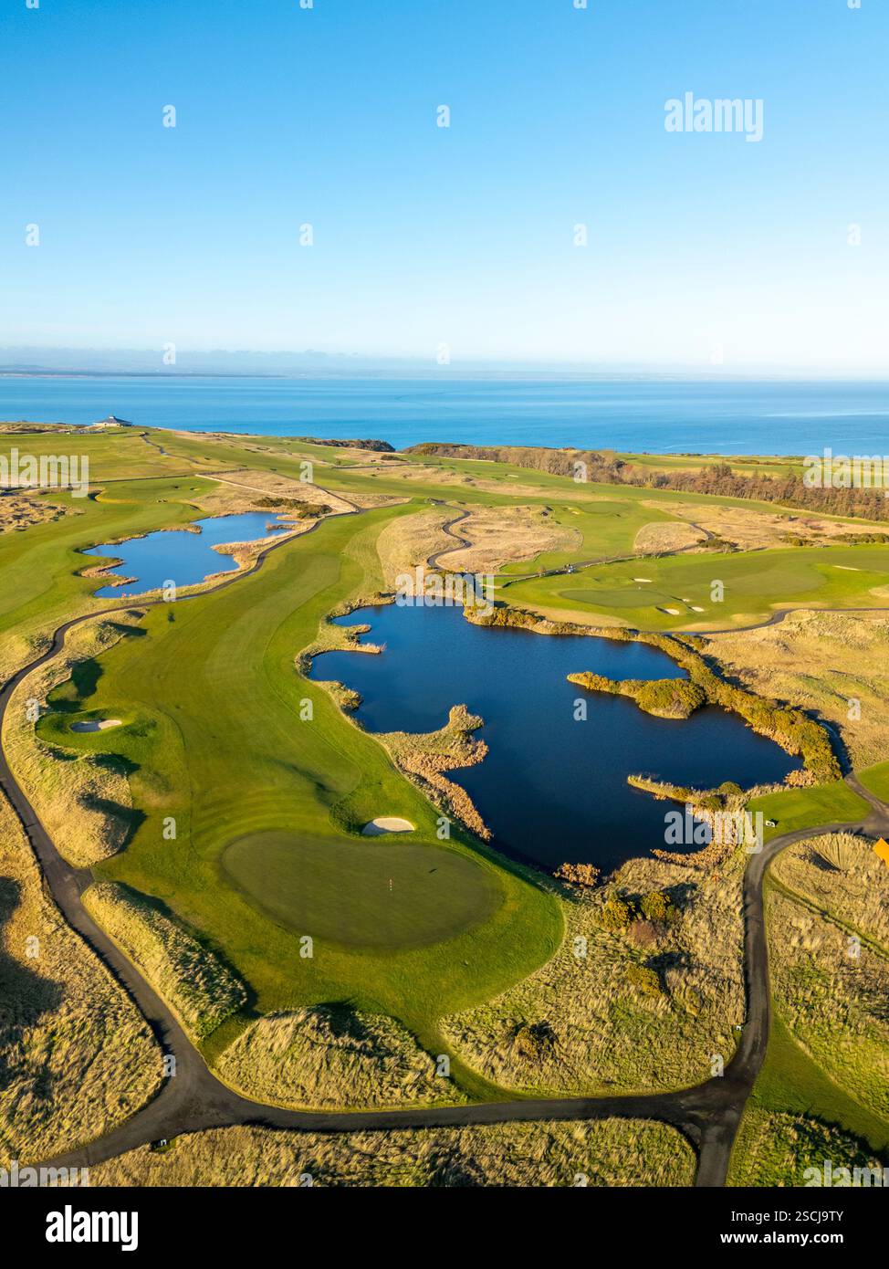 Aerial view from drone of golf courses at Fairmont Golf Resort in St ...