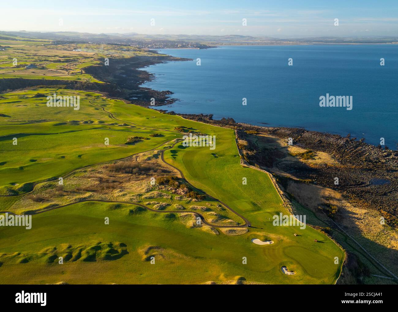 Aerial view from drone of golf courses at Fairmont Golf Resort in St ...