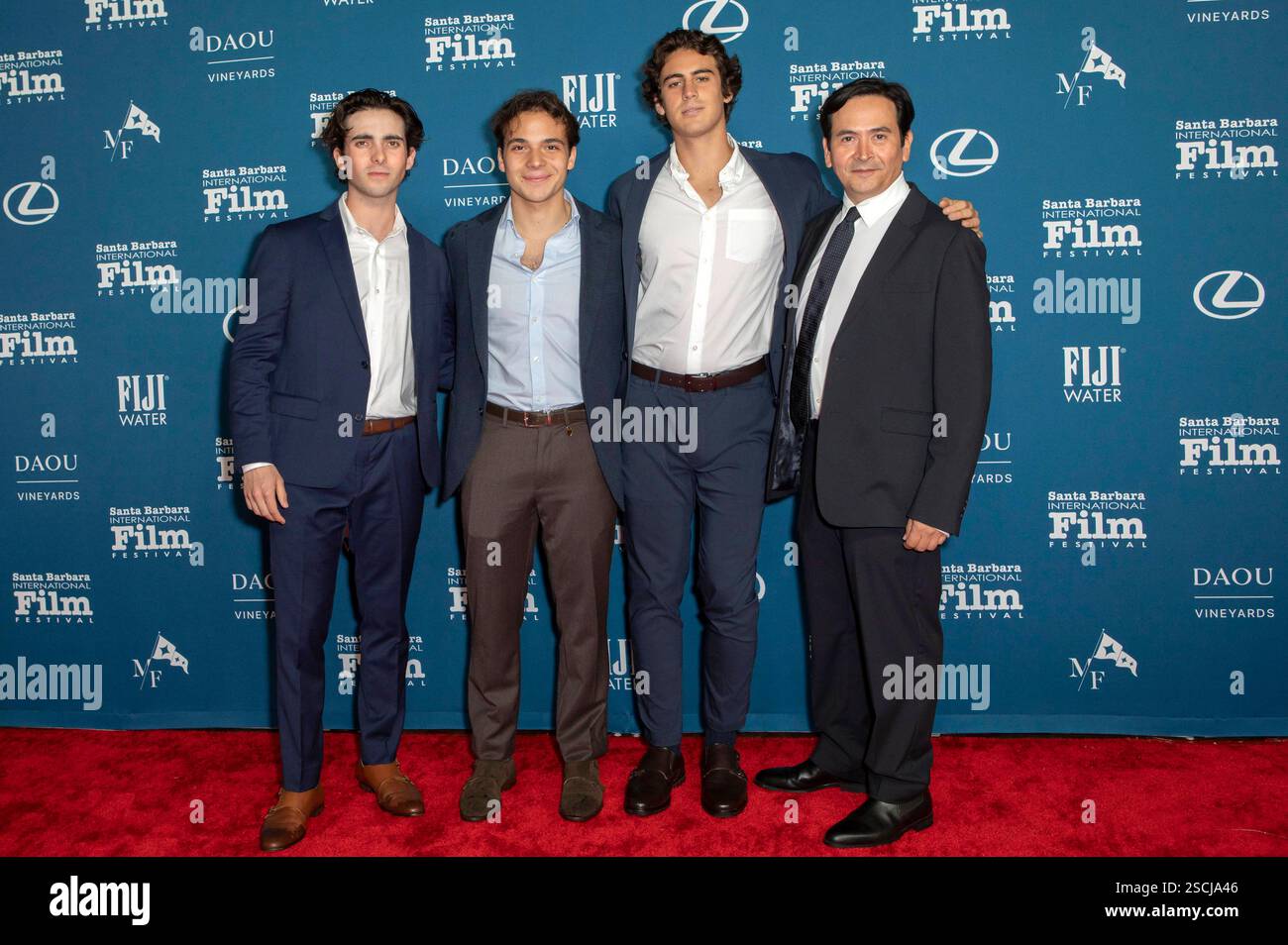 Andres Revo, Hector Kuri, Pablo Delgado und Alejandro Andrade Pease bei ...