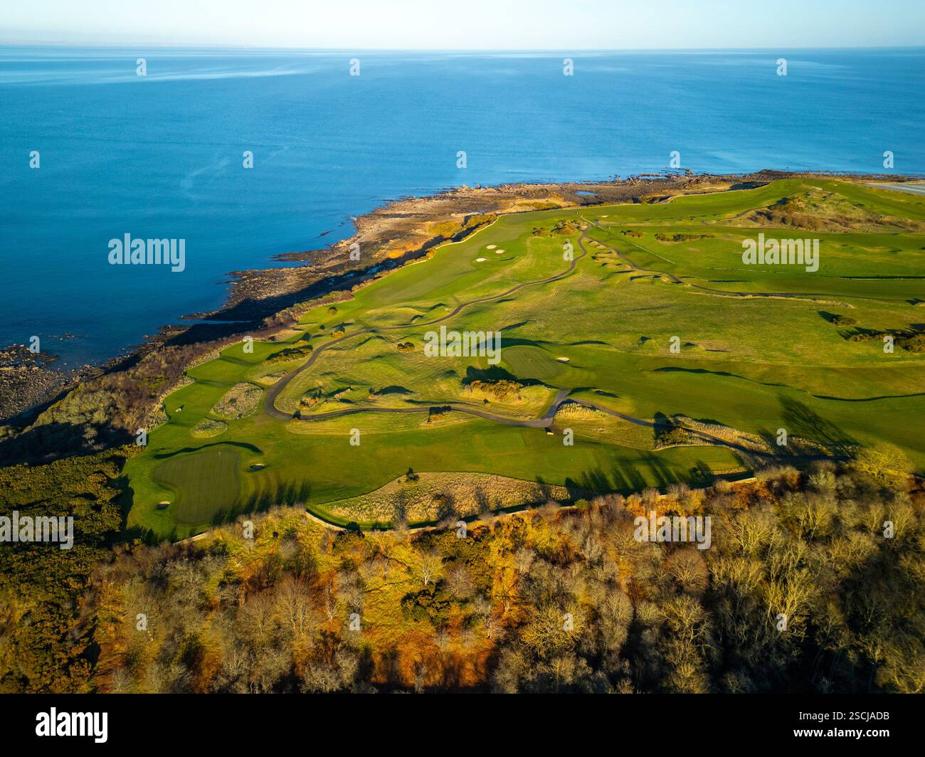 Aerial view from drone of golf courses at Fairmont Golf Resort in St ...