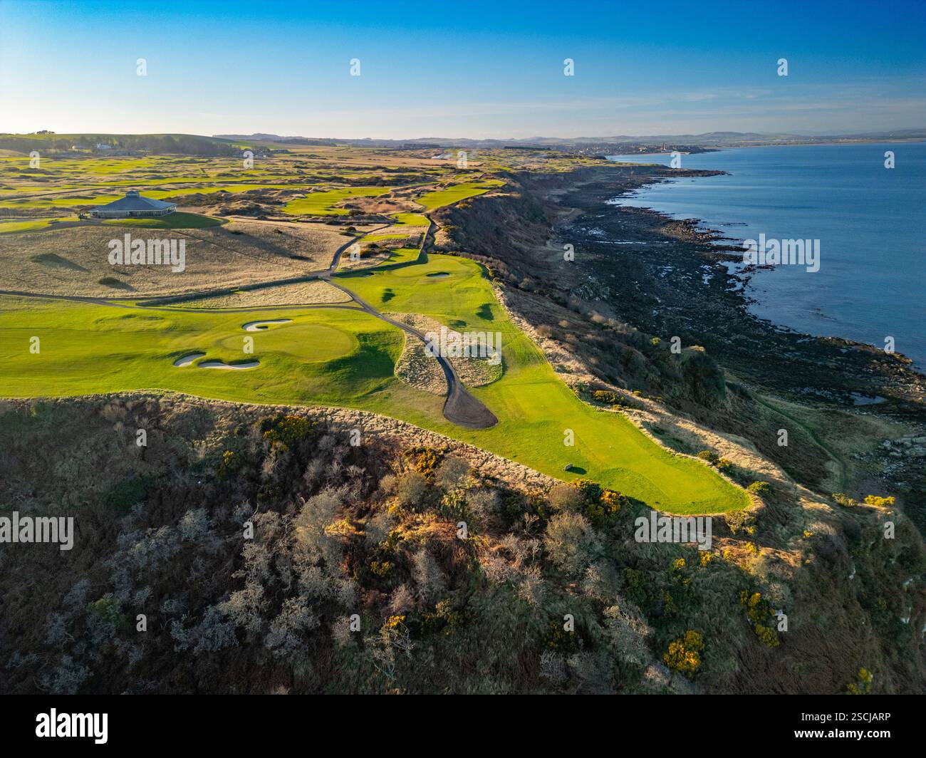 Aerial view from drone of golf courses at Fairmont Golf Resort in St ...
