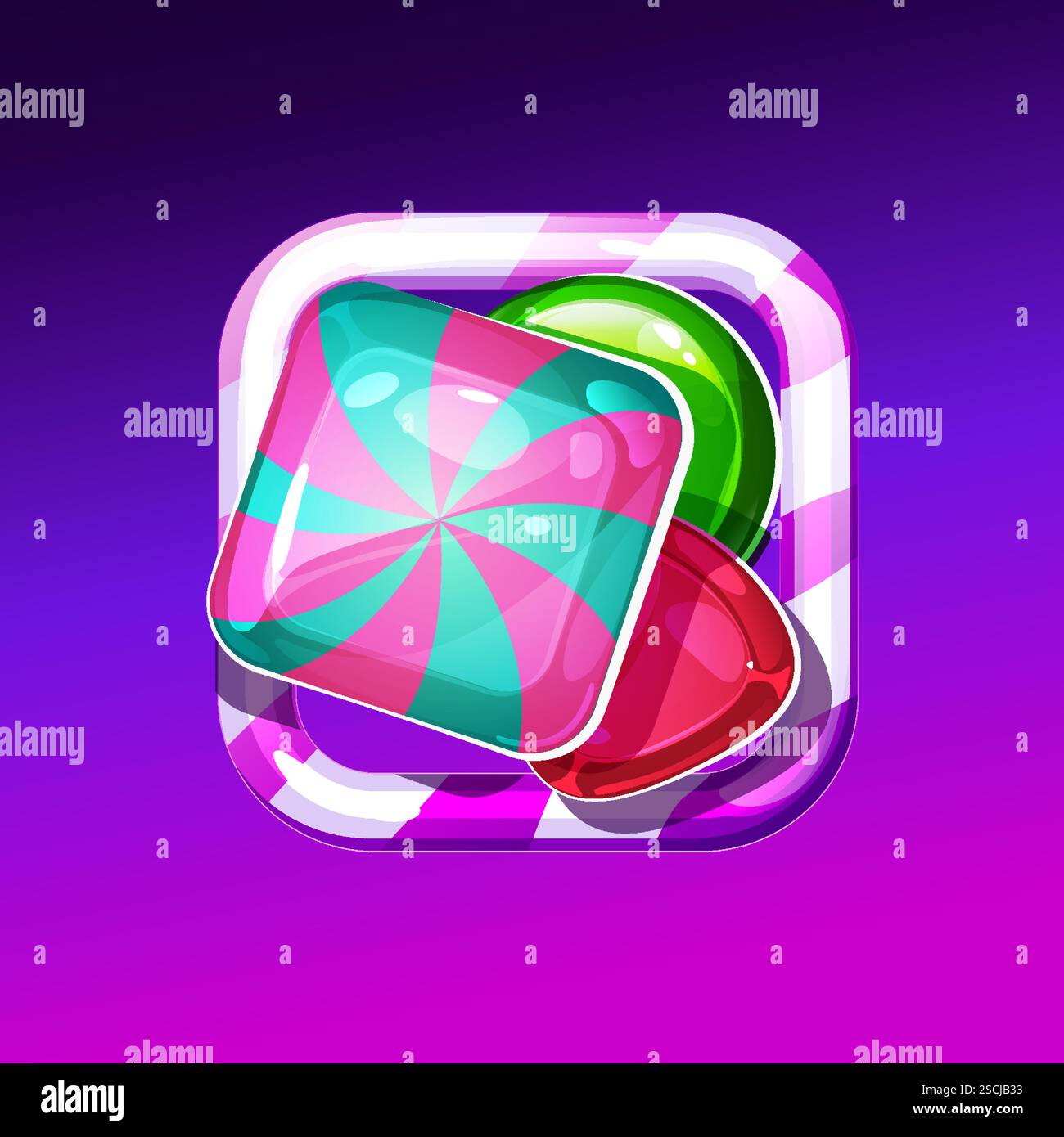 Candy Crush Game Icon for your design. Candy ICON for clipart, stickers ...