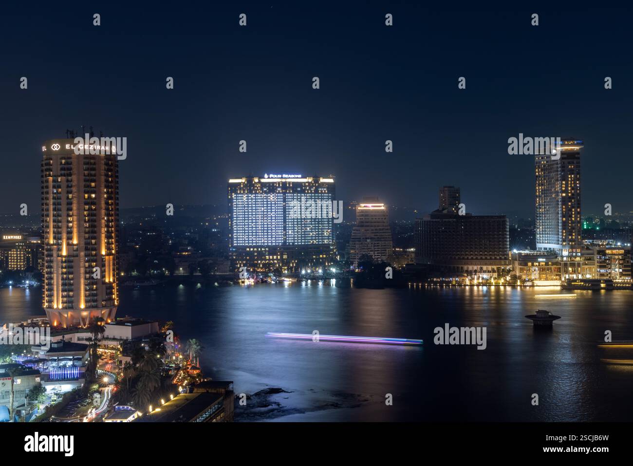 Beautiful night birds eye view hi-res stock photography and images - Alamy