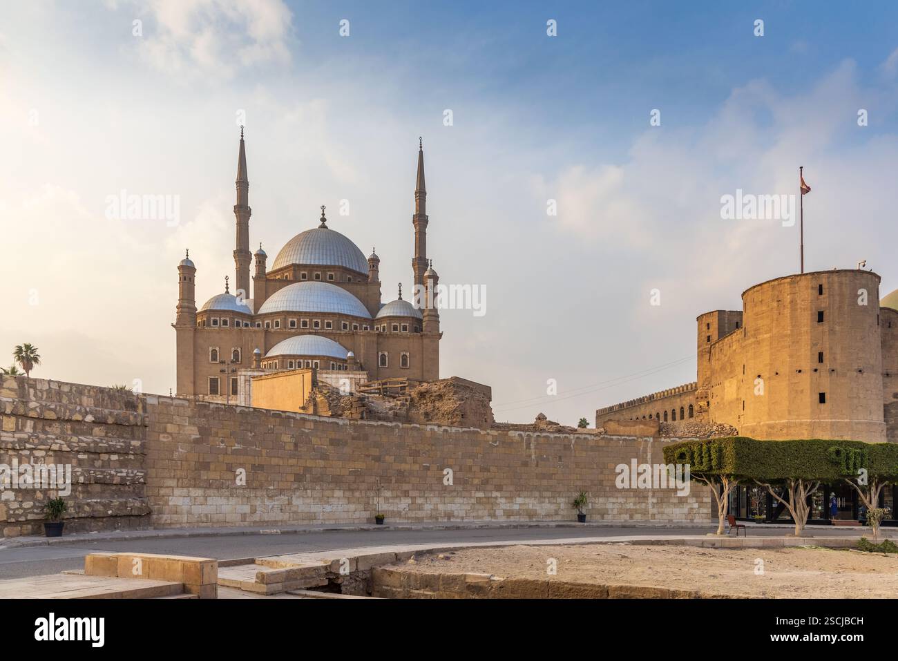 View of Cairo Citadel and mosque of Muhammad Ali Stock Photo - Alamy