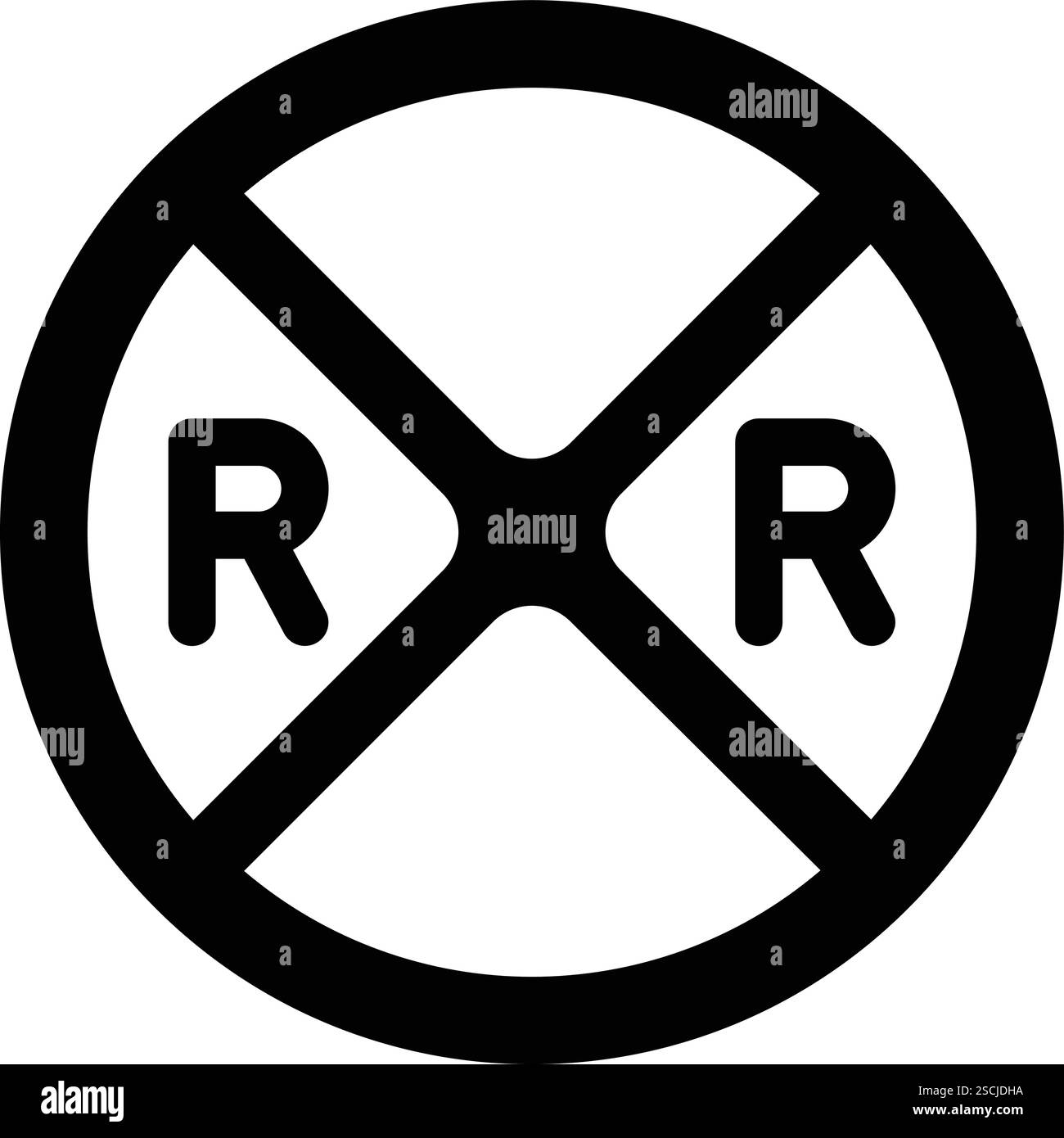 Rail road Vector Icon Design Illustration Stock Vector Image & Art - Alamy
