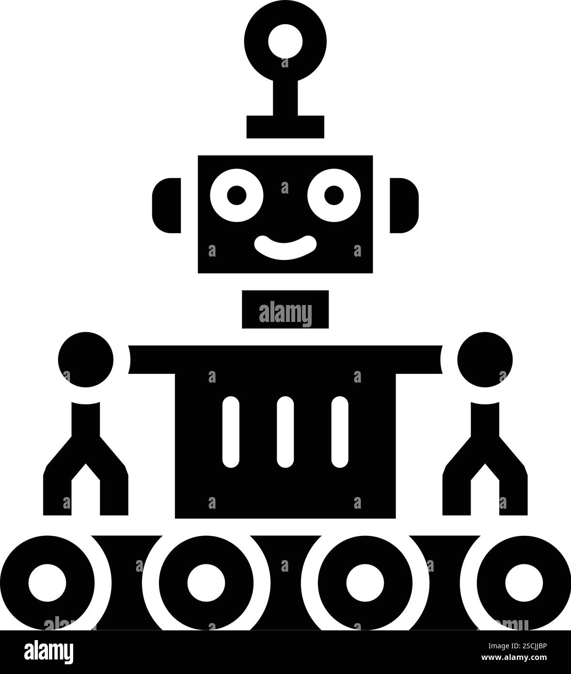 Robotics icon 3d Stock Vector Images - Alamy
