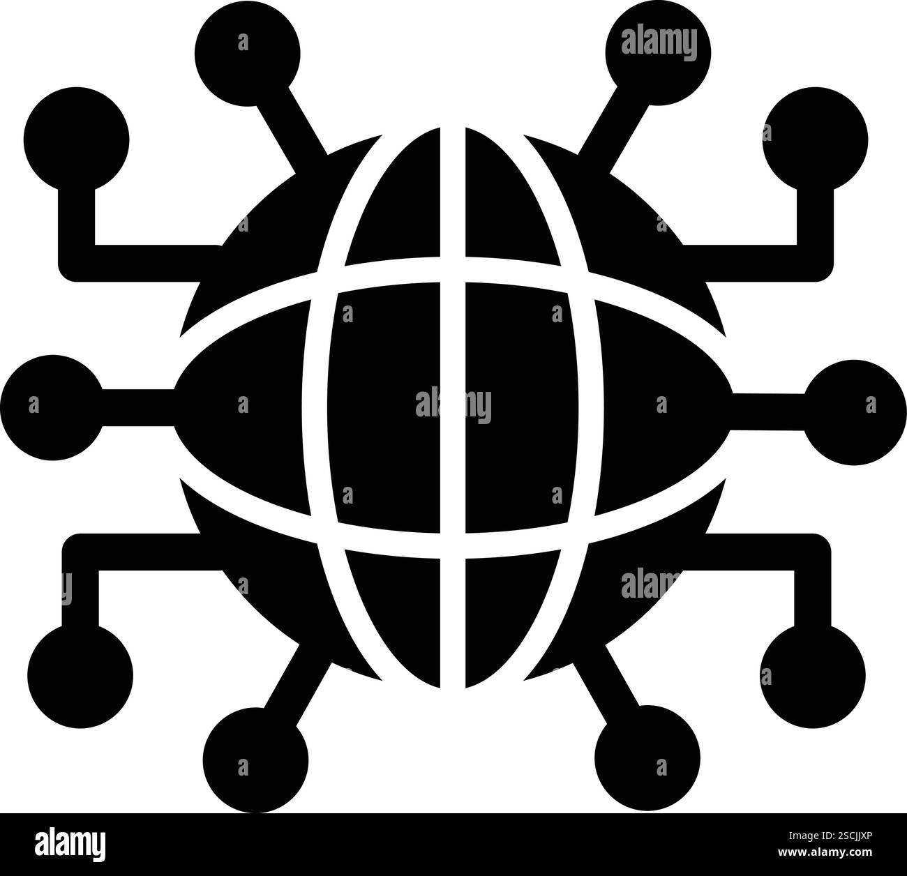 Globalization illustration Black and White Stock Photos & Images - Alamy