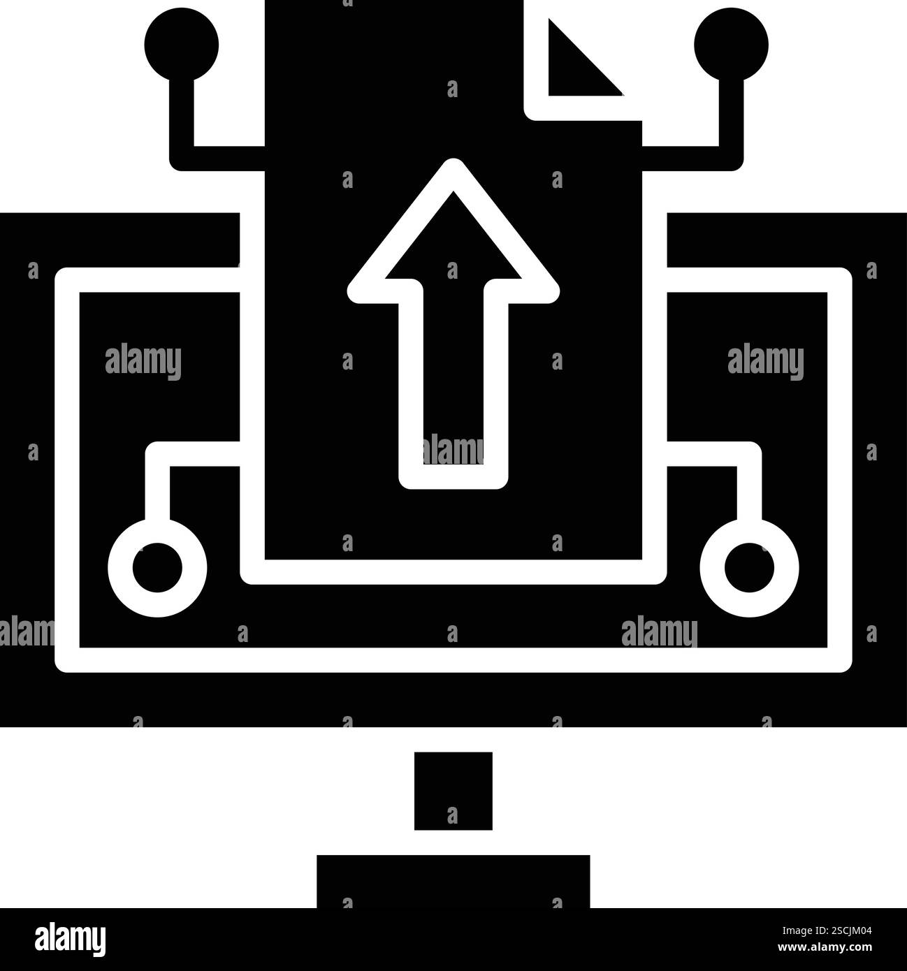 File sharing vector hi-res stock photography and images - Alamy