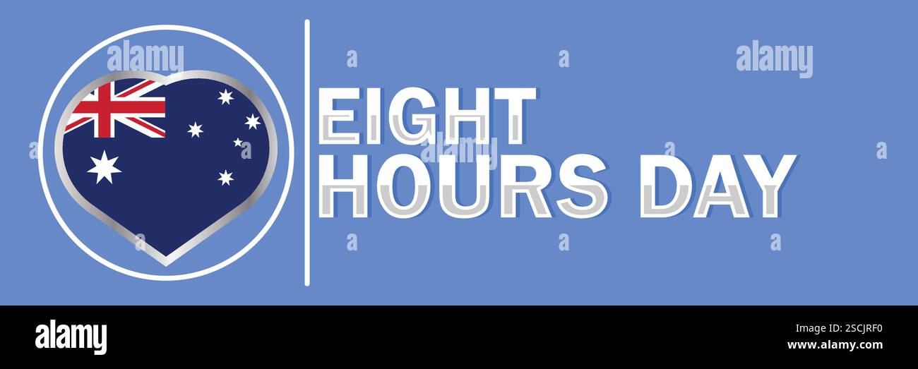 8 hours work Stock Vector Images - Alamy