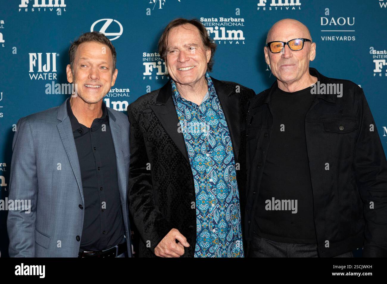 Craig Dobbin, Tom Piozet und Geoffrey Rockwell bei der Verleihung des ...