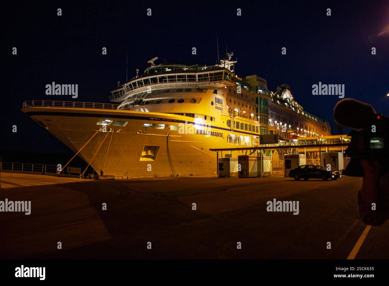 cruise ship in the port of Helsinki in Finland Stock Photo - Alamy