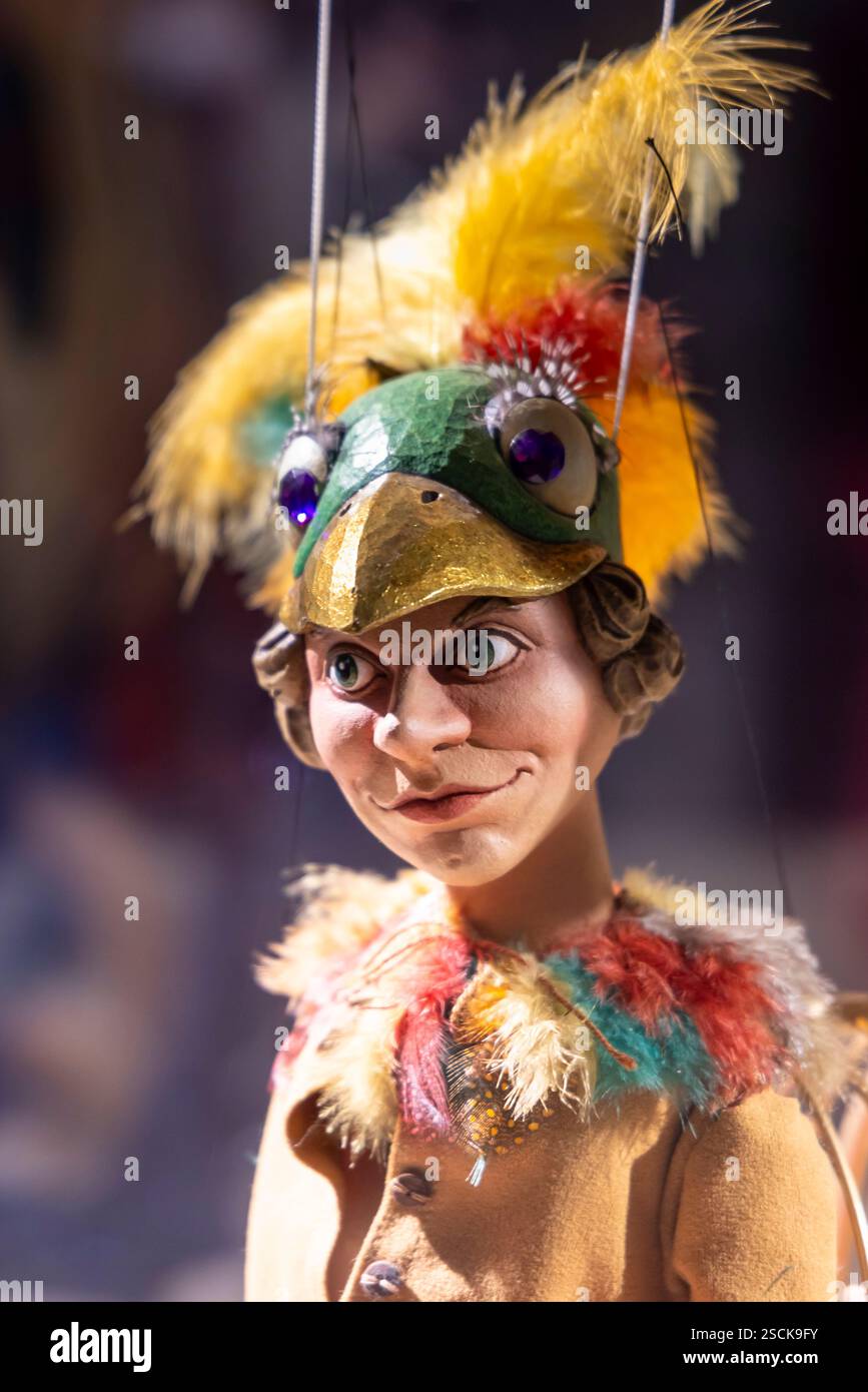 Salzburg, Austria- - August 25, 2024: Historical Puppets in Marionette ...