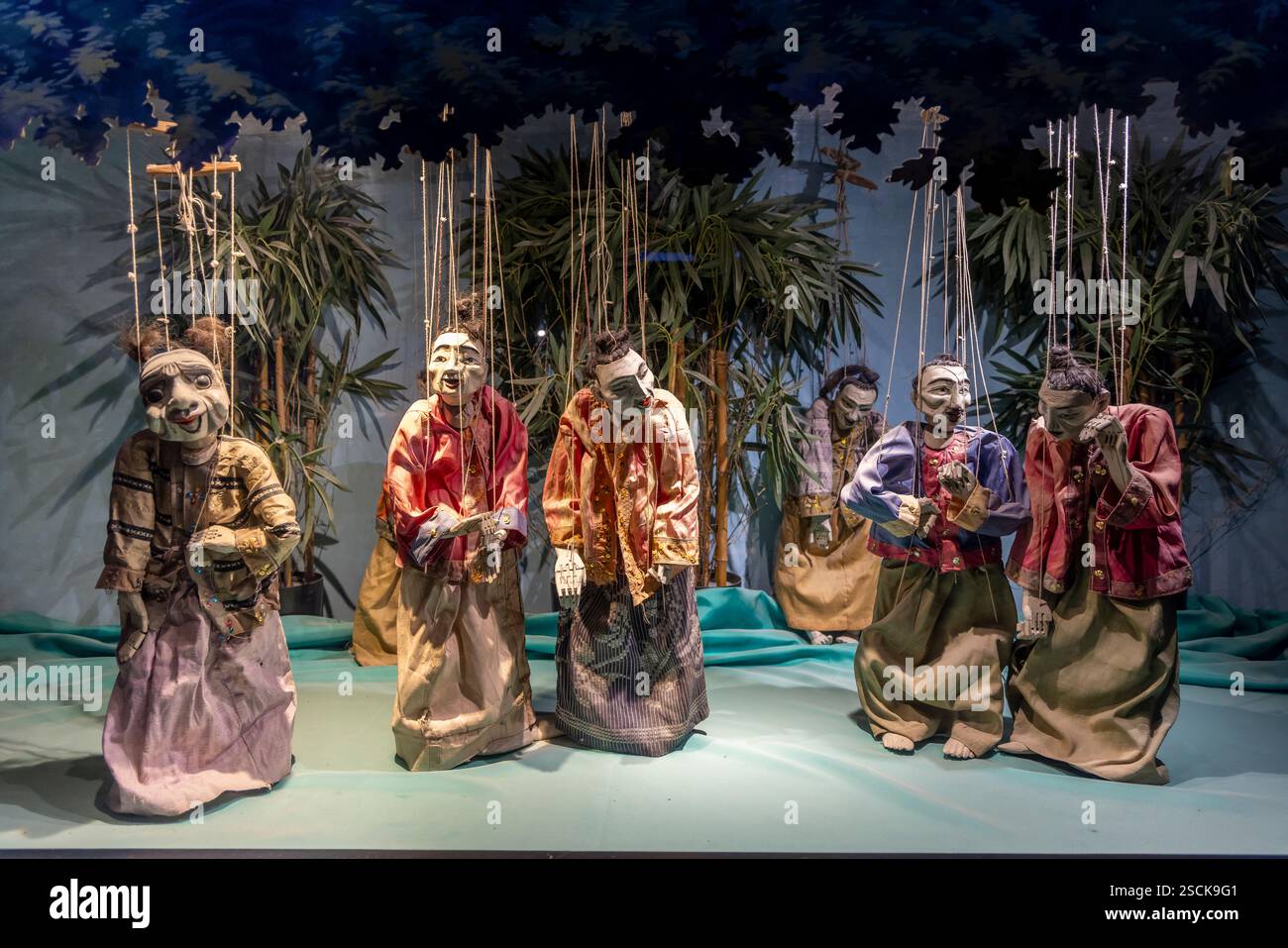 Salzburg, Austria- - August 25, 2024: Historical Puppets in Marionette ...