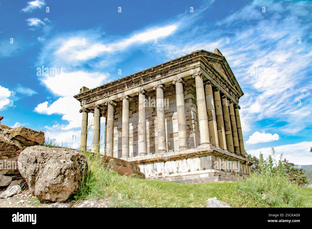 Old temple. Greco-Roman style. Pagan temple. Old architecture. The ...