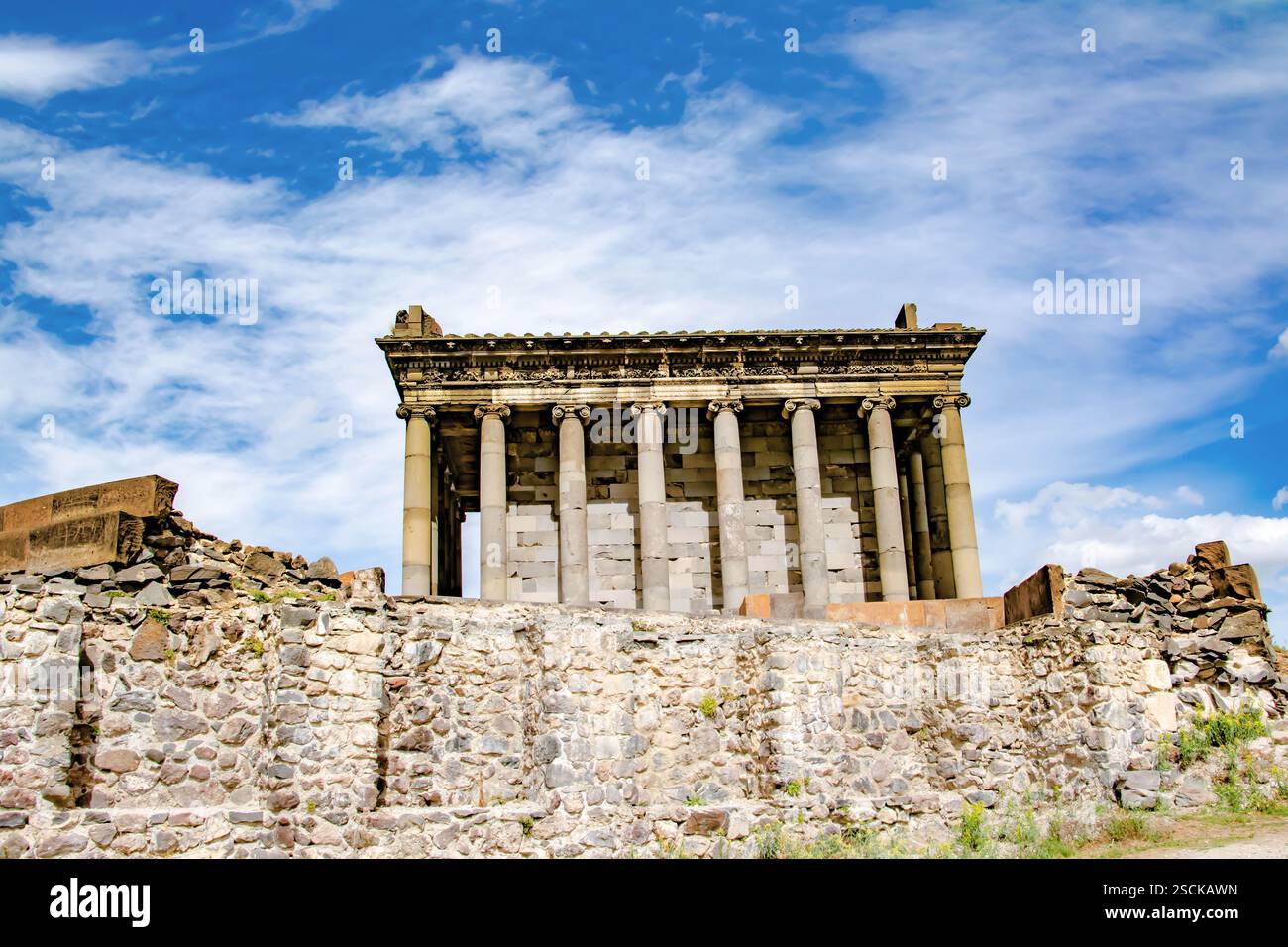 Old temple. Greco-Roman style. Pagan temple. Old architecture. The ...