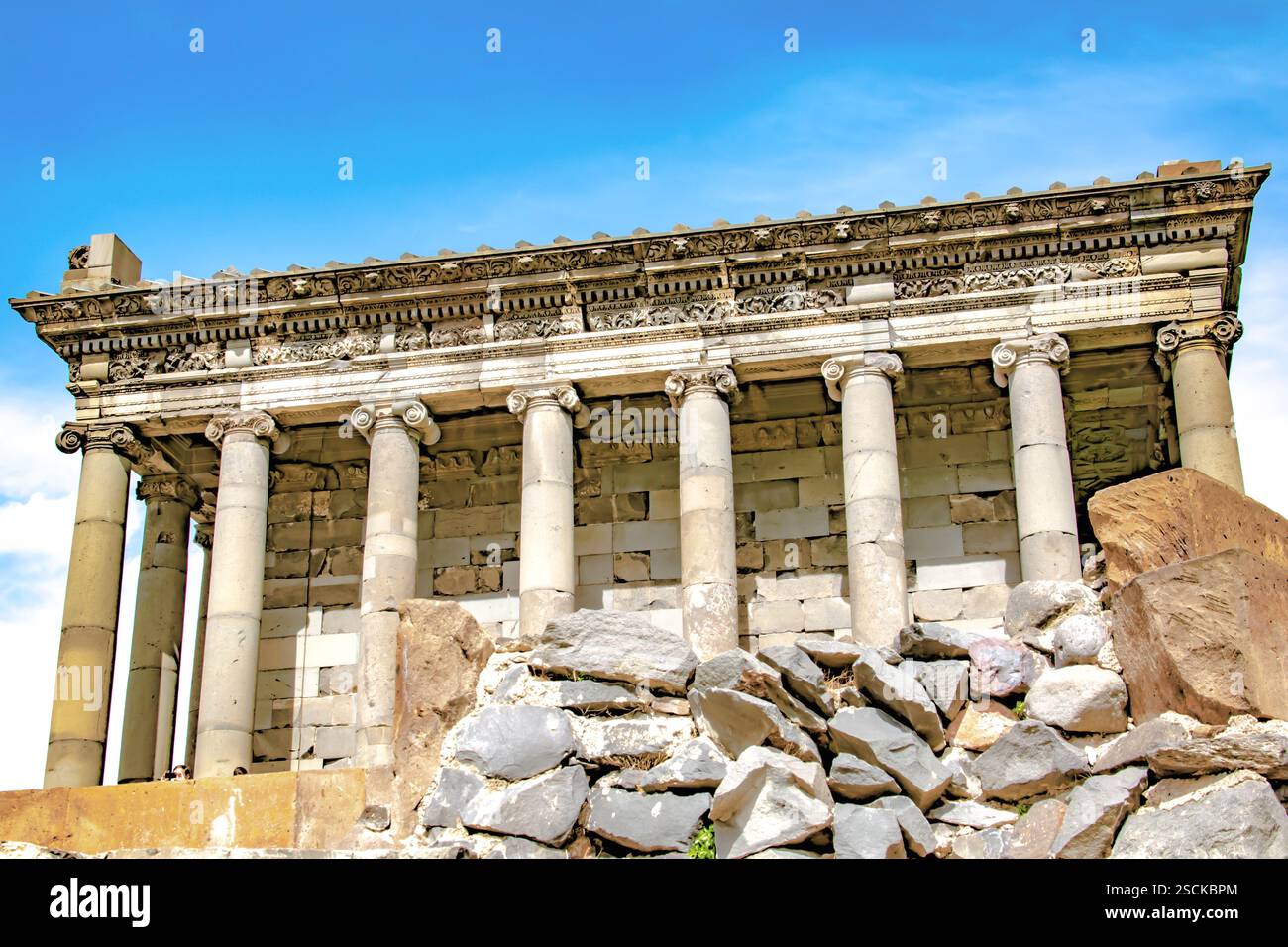 Old temple. Greco-Roman style. Pagan temple. Old architecture. The ...