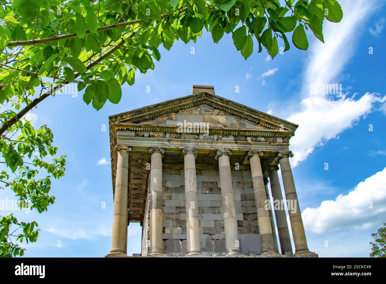 Old temple. Greco-Roman style. Pagan temple. Old architecture. The ...